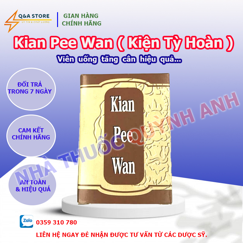 [CHÍNH HÃNG] Viên uống tăng cân Kian Pee Wan ( Kiện Tỳ Hoàn ) | Shopee ...