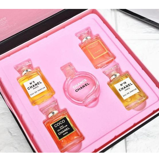 Sét 5 chai nước hoa nữ mini | Shopee Việt Nam