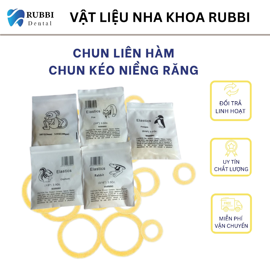 Chun liên hàm, thun kéo niềng răng, chỉnh nha | Shopee Việt Nam