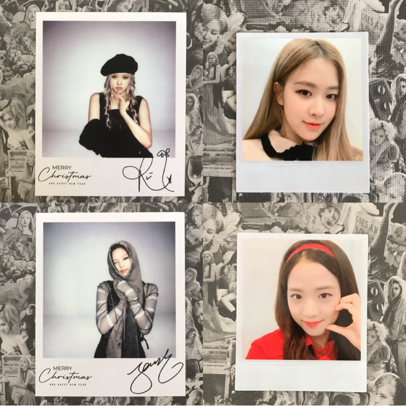 [Official]Blackpink| Sticker pola, Pola Jisoo, Jennie, Rosé Christmas ...