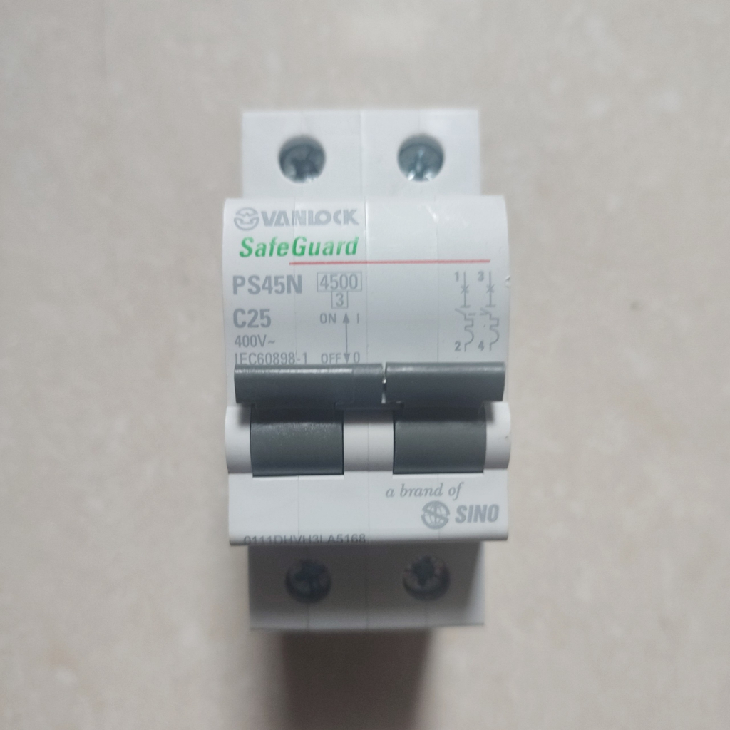 Cầu dao tự động , MCB , CB 2P dòng cắt 4,5kA SINO PS45N | Shopee Việt Nam
