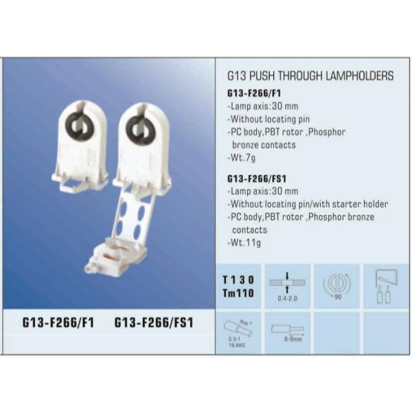 Đui đèn huỳnh quang, tupe LED G13 dùng cho bóng đèn T8 và T12 - G13 ...
