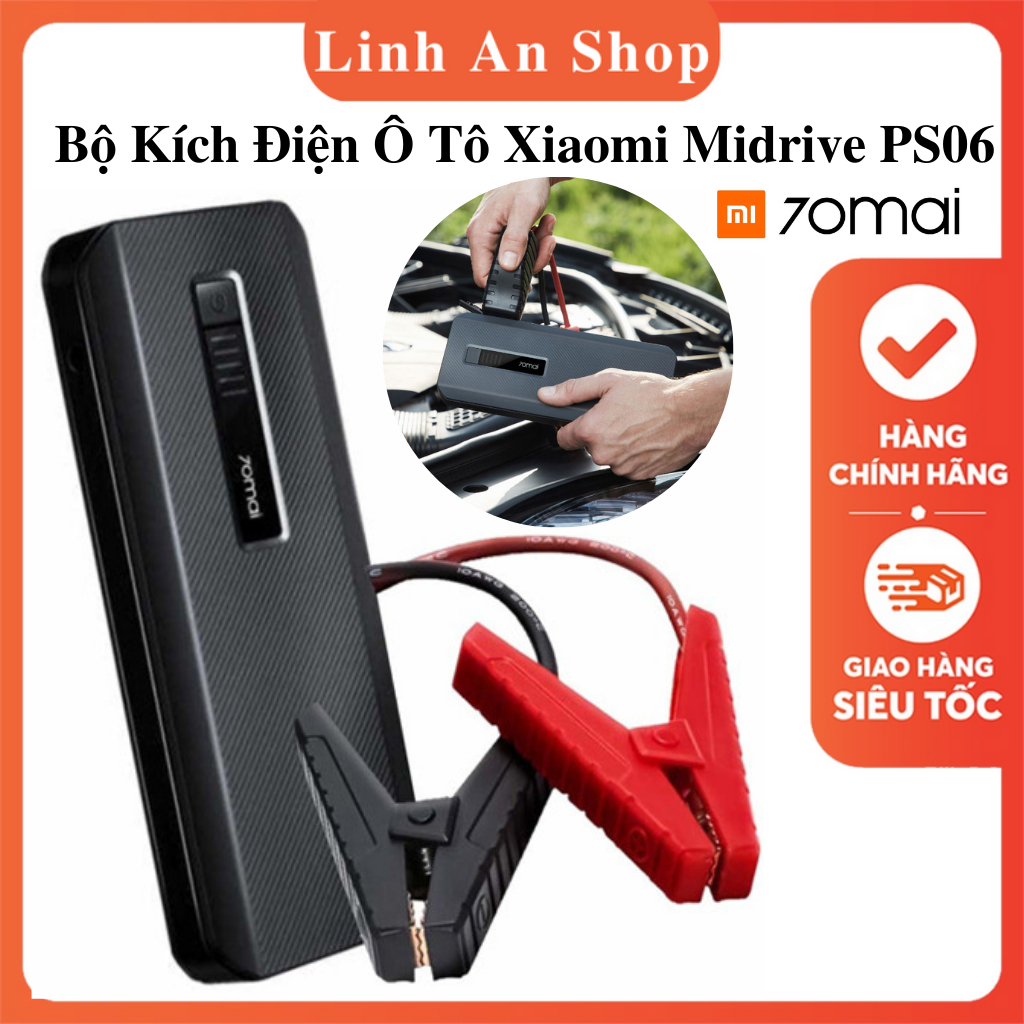 Bộ Kích Điện Ô Tô Xiaomi 70Mai Midrive PS06 - 18.000MAh - Kích Điện Ô ...