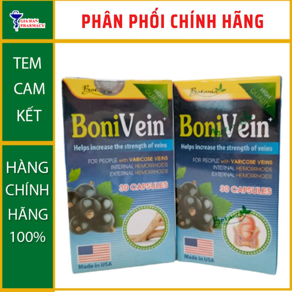 Bonivein Hộp 30v Sa búi trĩ nhập khẩu Mỹ - Gia Hân | Shopee Việt Nam