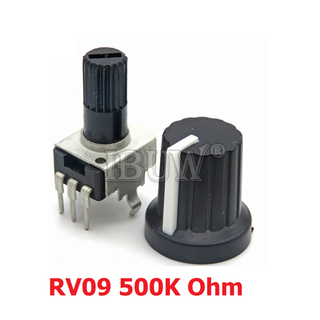 Chiết Áp 3 Chân RV09 500K Ohm Cho Arduino | Shopee Việt Nam