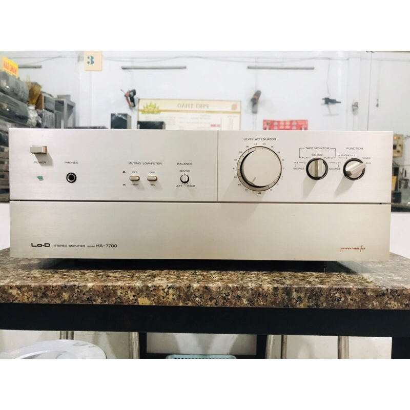 Amply Lo-D Hitachi HA-7700 công xuất 175w/1kênh máy chạy 4 sò sắt ...