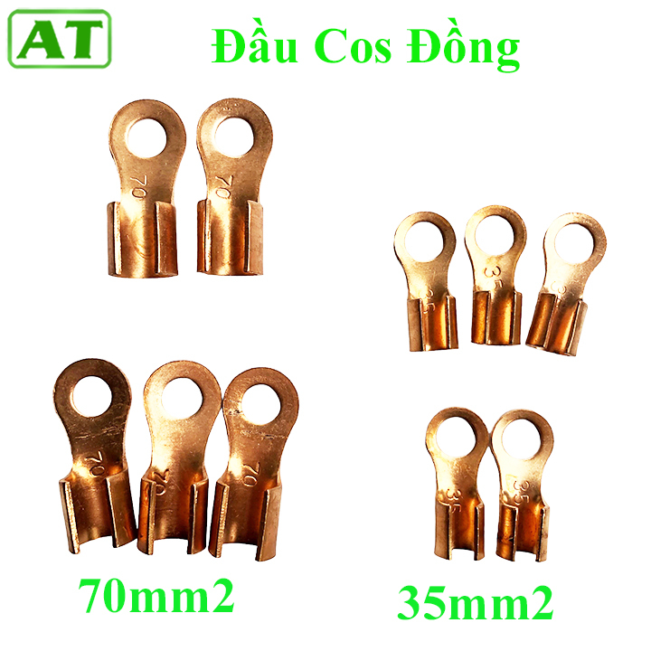 Đầu cốt đồng COS 35mm2 và 70mm2 – 300A ( bộ 10 cos – 5 cos) | Shopee Việt Nam