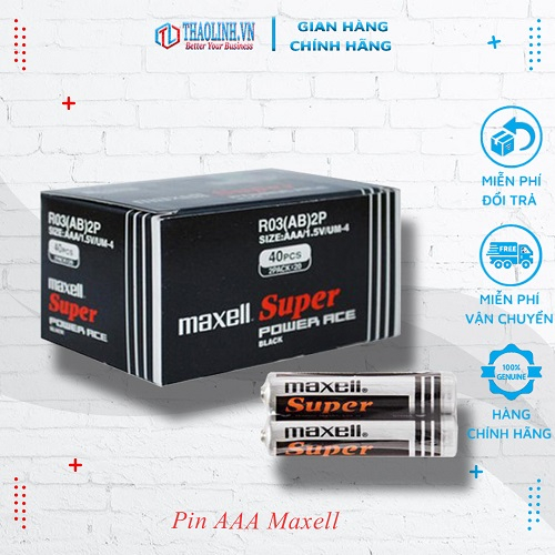 Pin Tiểu AA/AAA Maxell Super 1.5V (Đen) | Shopee Việt Nam
