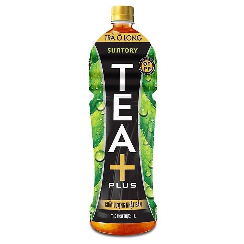 Trà Ôlong Tea+ Plus chai 1 Lít | Shopee Việt Nam