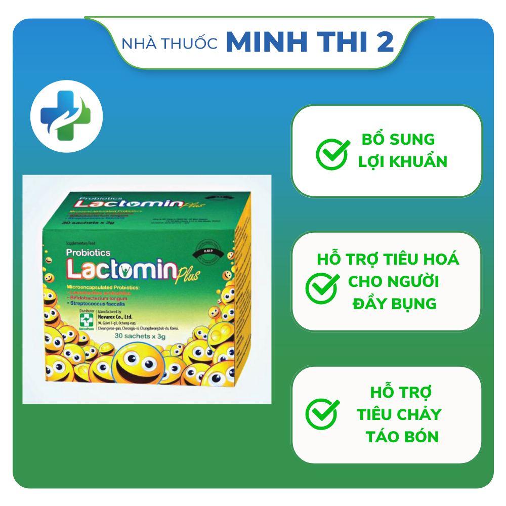 [ Men vi sinh Lactomin Plus ] - Bổ sung lợi khuẩn, ngừa rối loạn tiêu ...