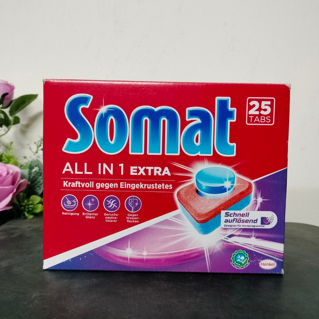 Viên rửa chén Somat Allin1 (25 Viên) | Shopee Việt Nam