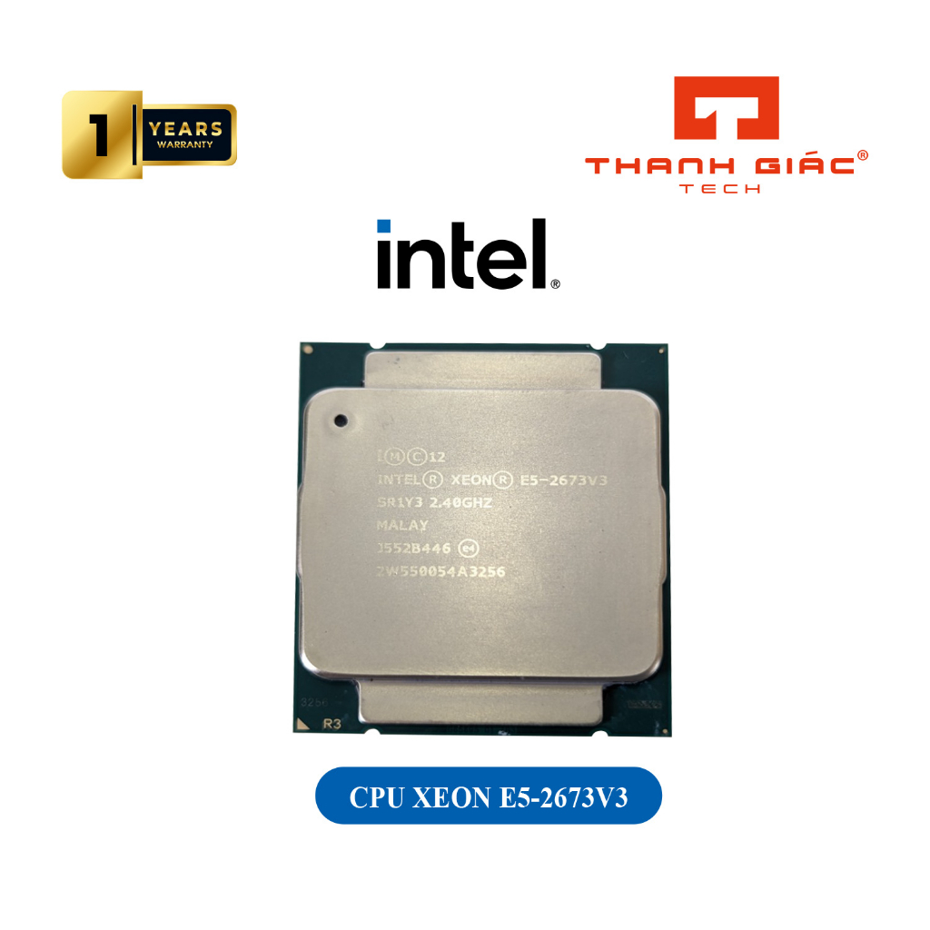 CPU Bộ xử lý Intel® Xeon® E5-2673 v3 2.00GHz 14 Lõi 28 Luồng - Bảo Hành ...