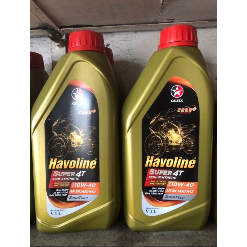 Havoline Super 4T Semi-Synthetic 1L | Shopee Việt Nam