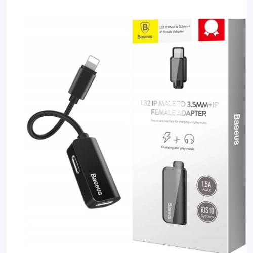 ack Chuyển Đổi Tai Nghe Chính Hãng Baseus L37 - Cáp Chuyền Đổi Có Mic ...