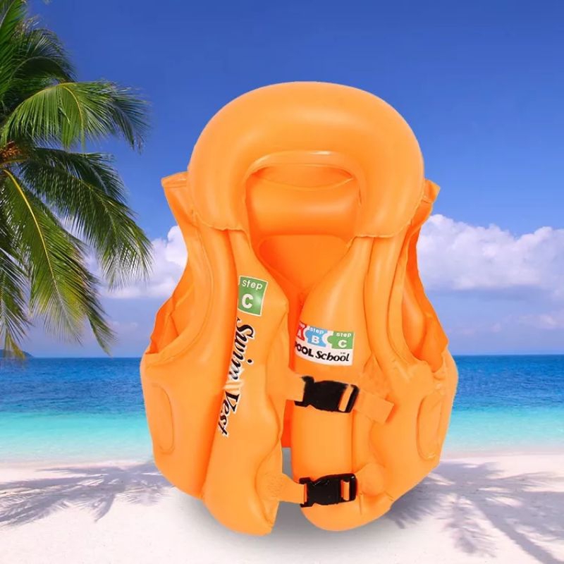 Sỉ áo phao bơi cho bé 1-12 tuổi, áo phao bơi trẻ em màu xanh cho bé ...