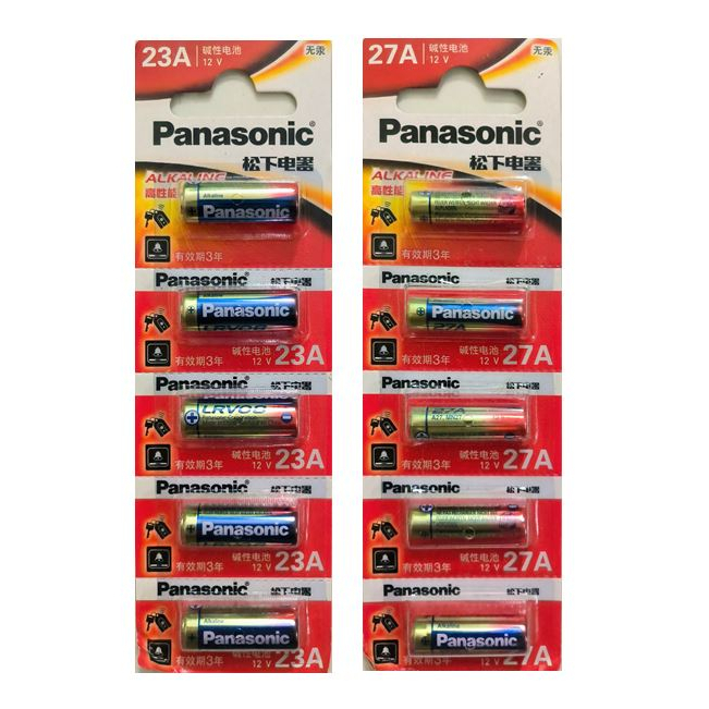 Pin Alkaline Panasonic 12V 23A , 27A chuyên dùng cho Remote RF, Cửa Cuốn | Shopee Việt Nam