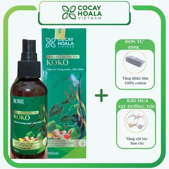 Xịt Tóc Dưỡng Tóc Cỏ Cây Hoa Lá KoKo 100ml - Kích Thích Mộc Tóc - Ngăn Rụng Tóc - Khỏe Tóc ...