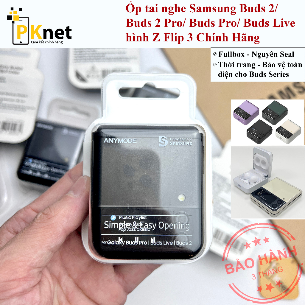 Ốp Buds 2/ Buds 2 Pro/ Buds Pro/ Buds Live Samsung Chính Hãng [Thiết kế ...