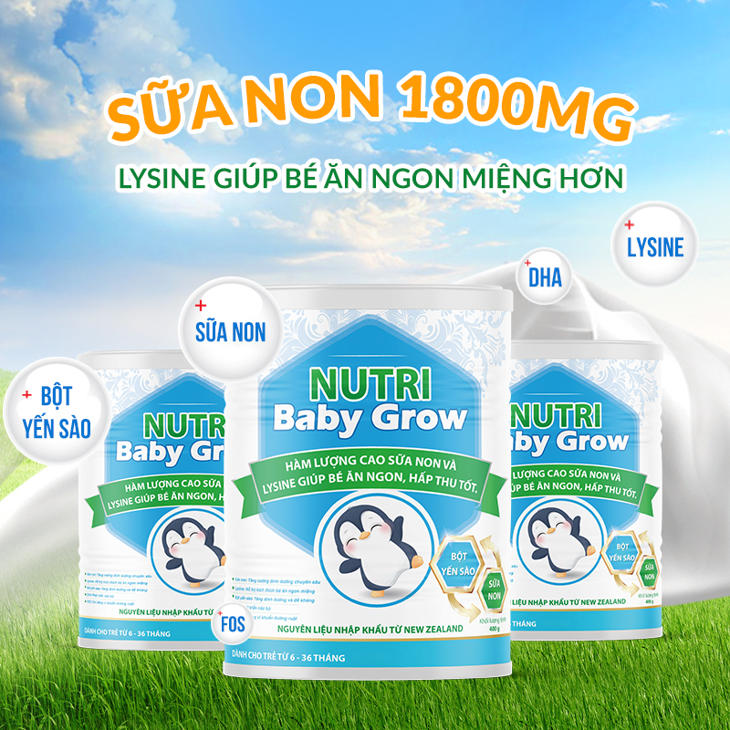 Sữa non cho bé sơ sinh cho trẻ 6-36 tháng Nutri Baby Grow DOCTOR NUTRI ...