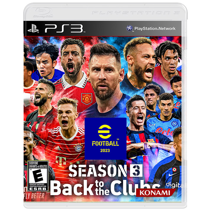 Efootball 2023 - PES 2023 DATAPACK 3 - Đĩa game PS3 [NEED PS3 H.ACK ...