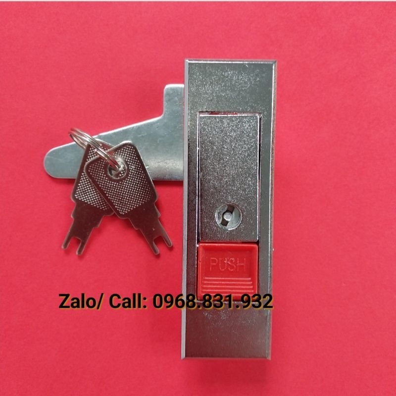 Khóa tủ điện MS603-3-1 Có chìa- Khóa bấm bật kèm chìa- Khóa tủ điện cứu ...