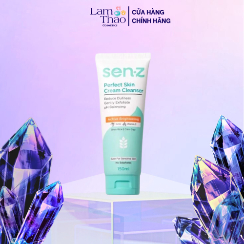 Sữa Rửa Mặt Chiết Xuất Cám Gạo Dưỡng Sáng Da Senz Perfect Skin Cream ...