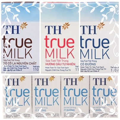 Thùng 48 hộp Sữa tươi tiệt trùng TH true MILK 180ml | Shopee Việt Nam