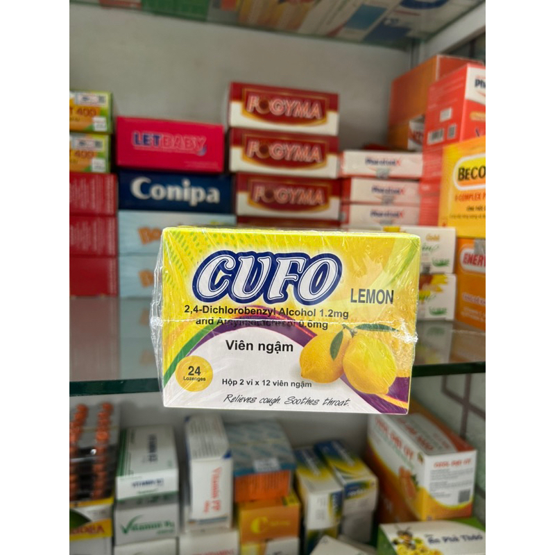 Kẹo ngậm giảm ho Cufo hộp 24 viên | Shopee Việt Nam