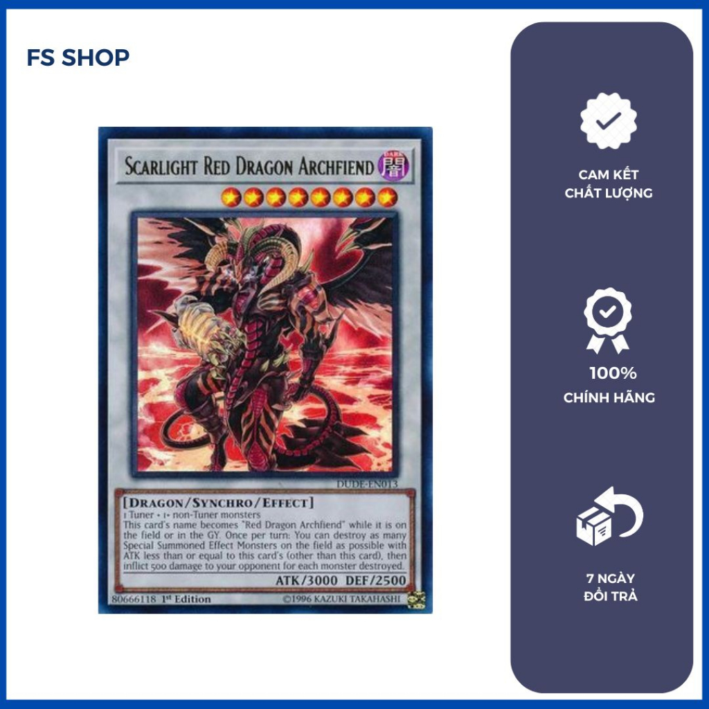 Thẻ Bài Yugioh Chính Hãng –Scarlight Red Dragon Archfiend (Ultra Rare ...
