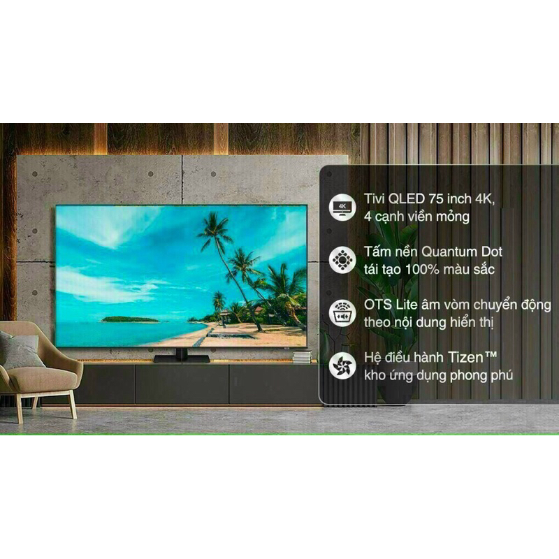 Smart Tivi QLED 4K 75 inch Samsung QA75Q70B MODEL 2022( Hàng NEW ...