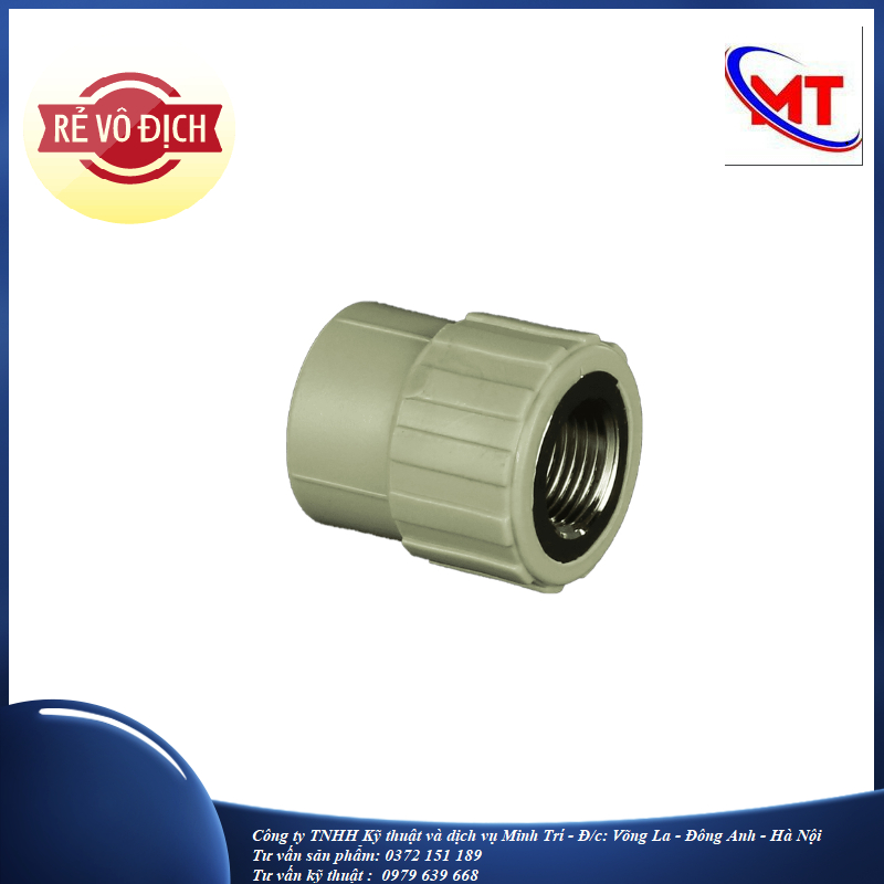 Nối thẳng ren trong PPR D20, D25, D32 TP | Shopee Việt Nam