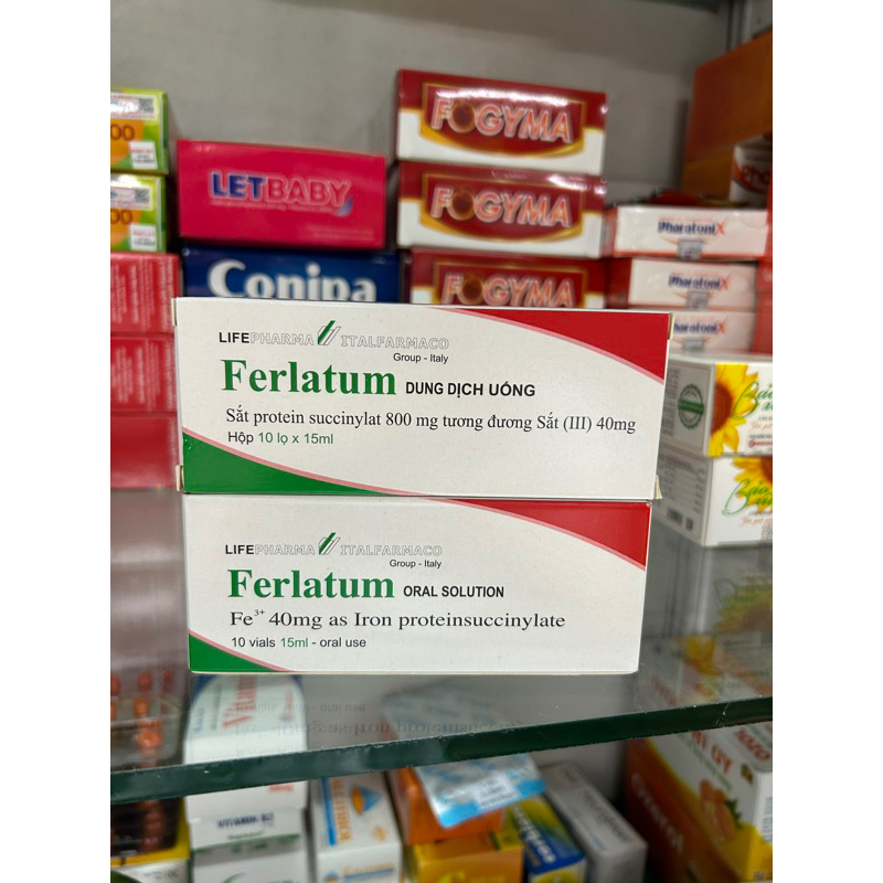 Bổ máu Ferlatum hộp 10 lọ | Shopee Việt Nam