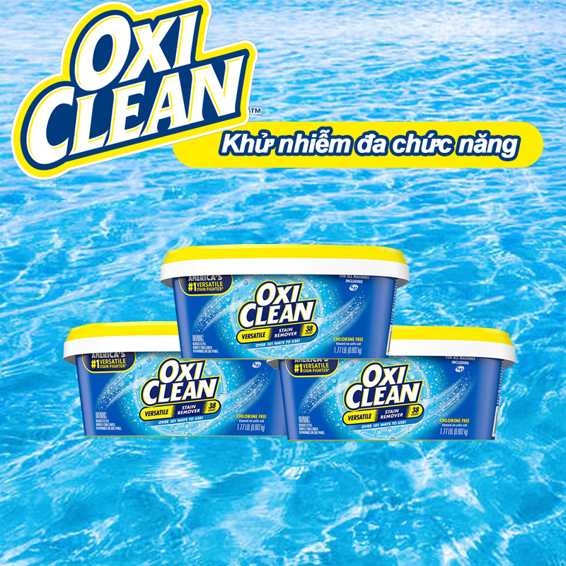 50% Bột tẩy vết bẩn đa năng Oxi Clean 500g~1.37g - Tẩy vết bẩn, nấm mốc ...