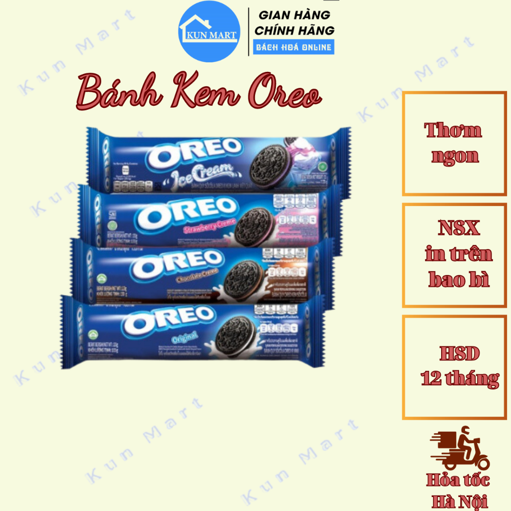 Bánh Kem Oreo Thơm Ngon Nhiều Vị thỏi 133g | Shopee Việt Nam