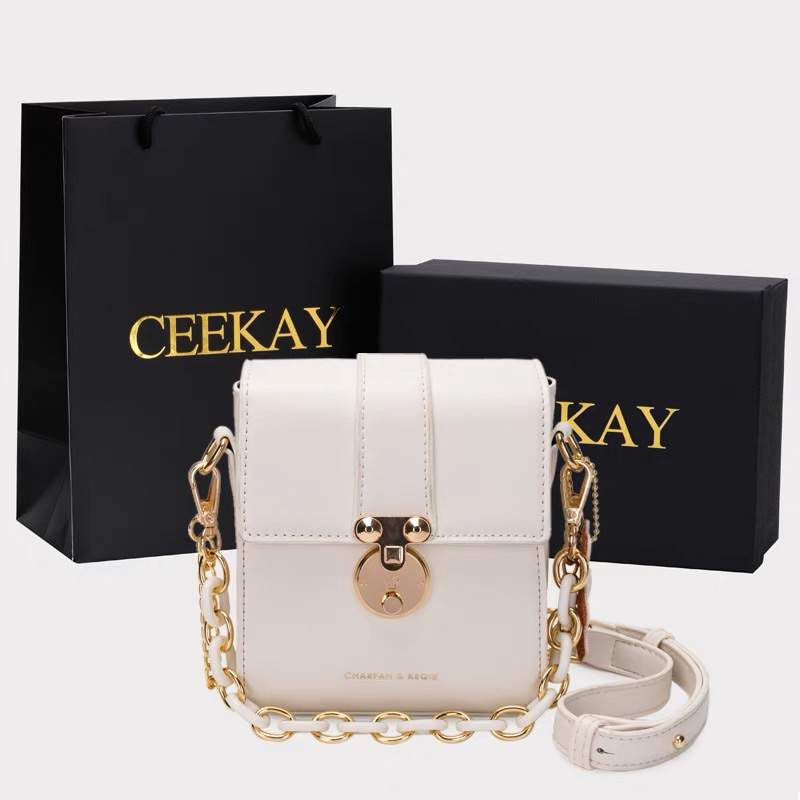 [ ORDER ] TÚI XÁCH CEEKEY CHÍNH HÃNG DÁNG HỘP PHỐI DÂY XÍCH FULL BOX ...