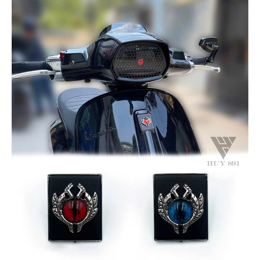 Logo Evil Eye dành cho xe Vespa Sprint, Primavera, GTS, LX, S | Shopee ...