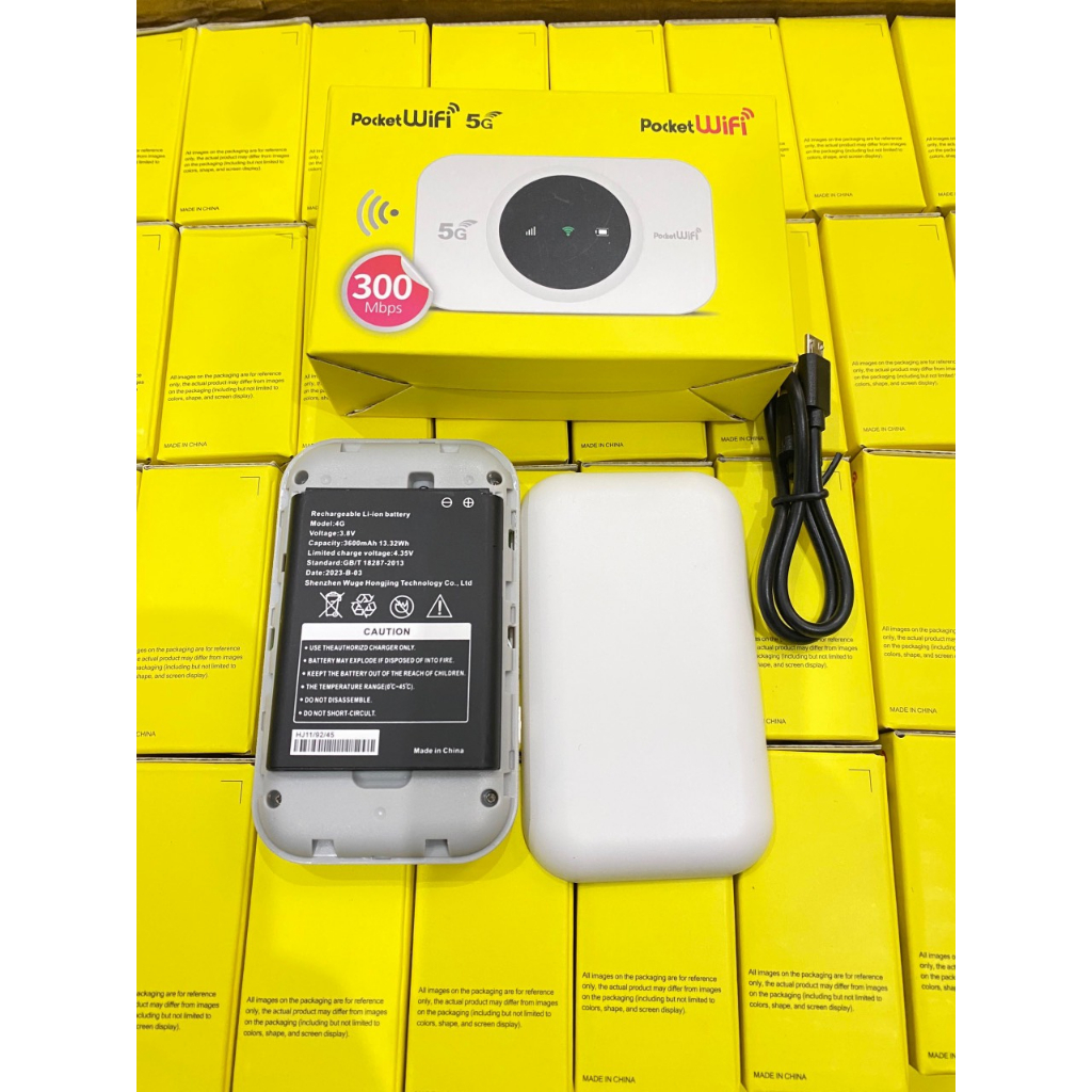 Bộ phát wifi 4G, 5G Pocket wifi H1 - Tốc độ 300Mbps, Pin dùng tới 10h ...