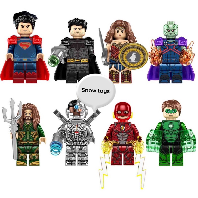 Minifigures Justice League - Mô hình Superman Wonder Woman Batman ... Minifigures Justice League - Mô hình Superman Wonder Woman Batman ...