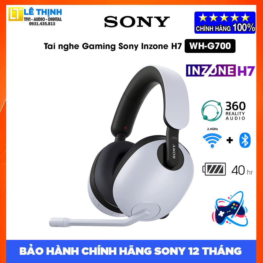 Tai nghe Gaming không dây Sony Inzone H7 WH-G700 - Hàng chính hãng ...