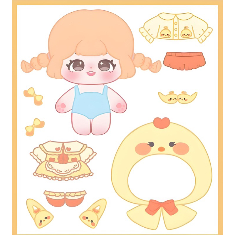 Búp bê giấy CHIBI (chọn mẫu) | Shopee Việt Nam