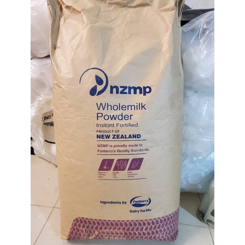 Bột sữa New Zealand - Whole Milk Powder New Zealand - Bao 25kG | Shopee ...
