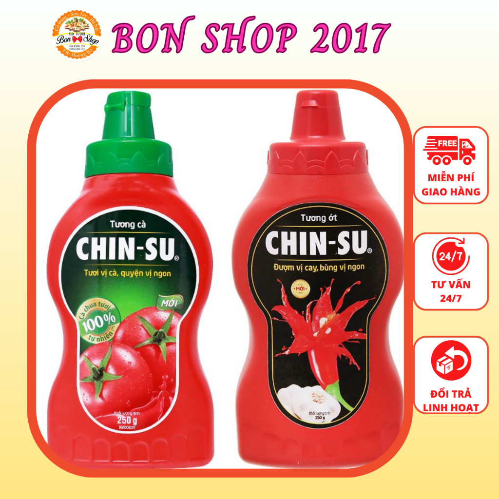 TƯƠNG ỚT TƯƠNG CÀ CHINSU CHAI 500G /1KG HÀNG CHUẨN | Shopee Việt Nam