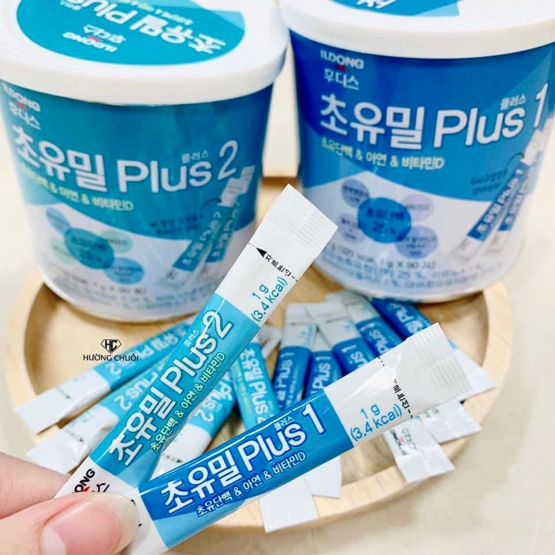 Sữa Non ILDONG Plus Hàn Quốc số 1, số 2 (Hộp 90 gói) chính hãng Hàn ...