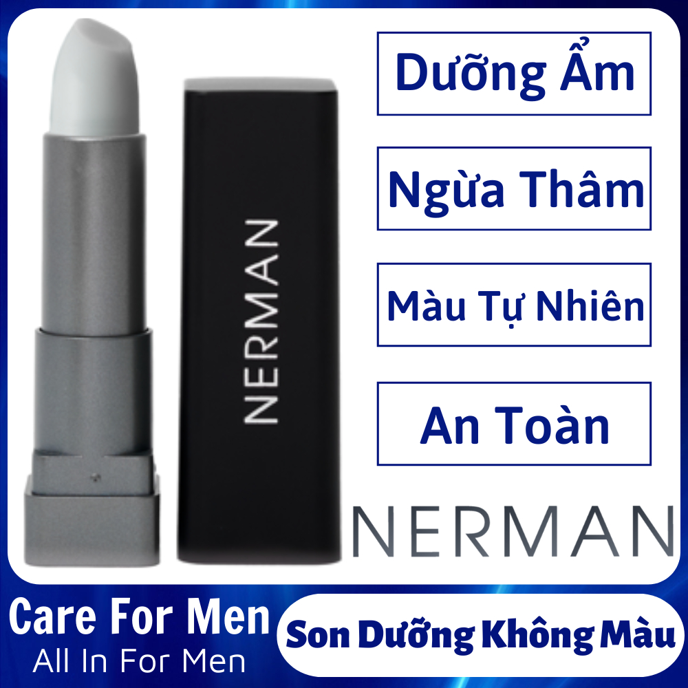 Son Dưỡng Môi Nam Nerman Black 2 In 1 4G Son Dưỡng Ẩm Màu Sắc Tự Nhiên ...