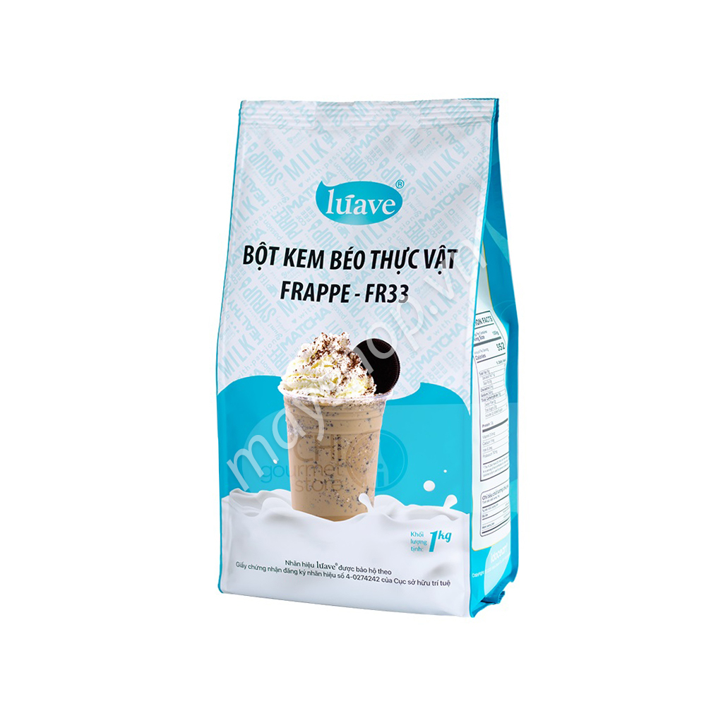 Bột kem béo thực vật Frappe FR33, Bột mix luave/ Bột chống phân tầng ...