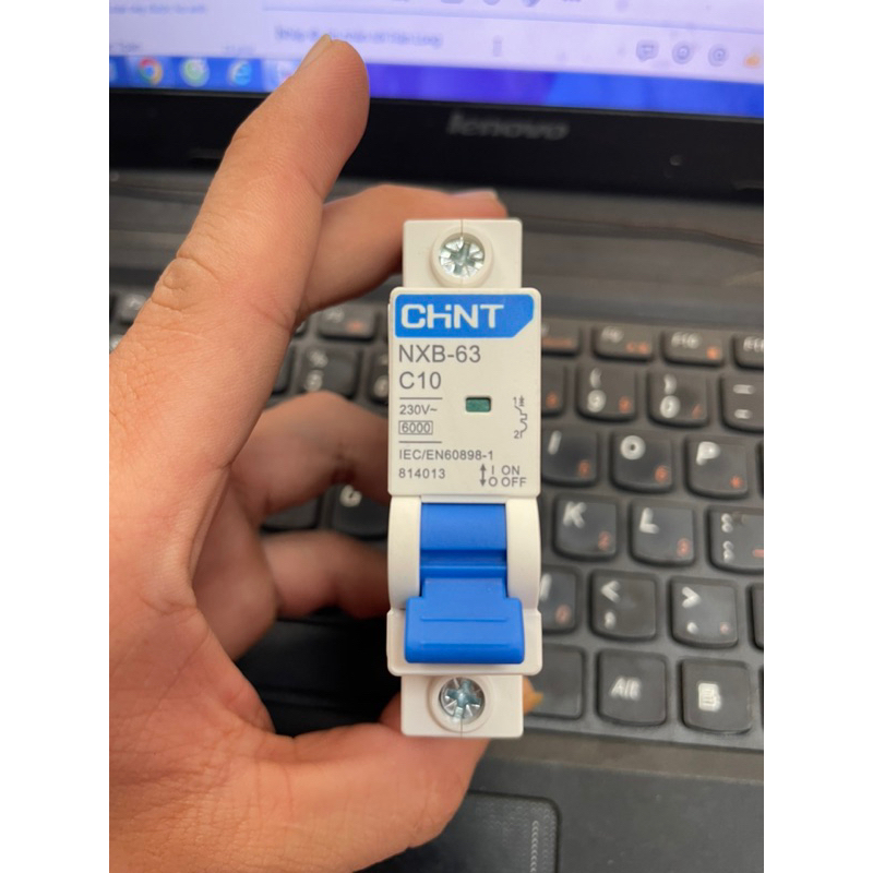 Aptomat chint NXB-63 MCB 1P 6A, 10A, 16A, 20A, 25A nhựa chống cháy an toàn | Shopee Việt Nam