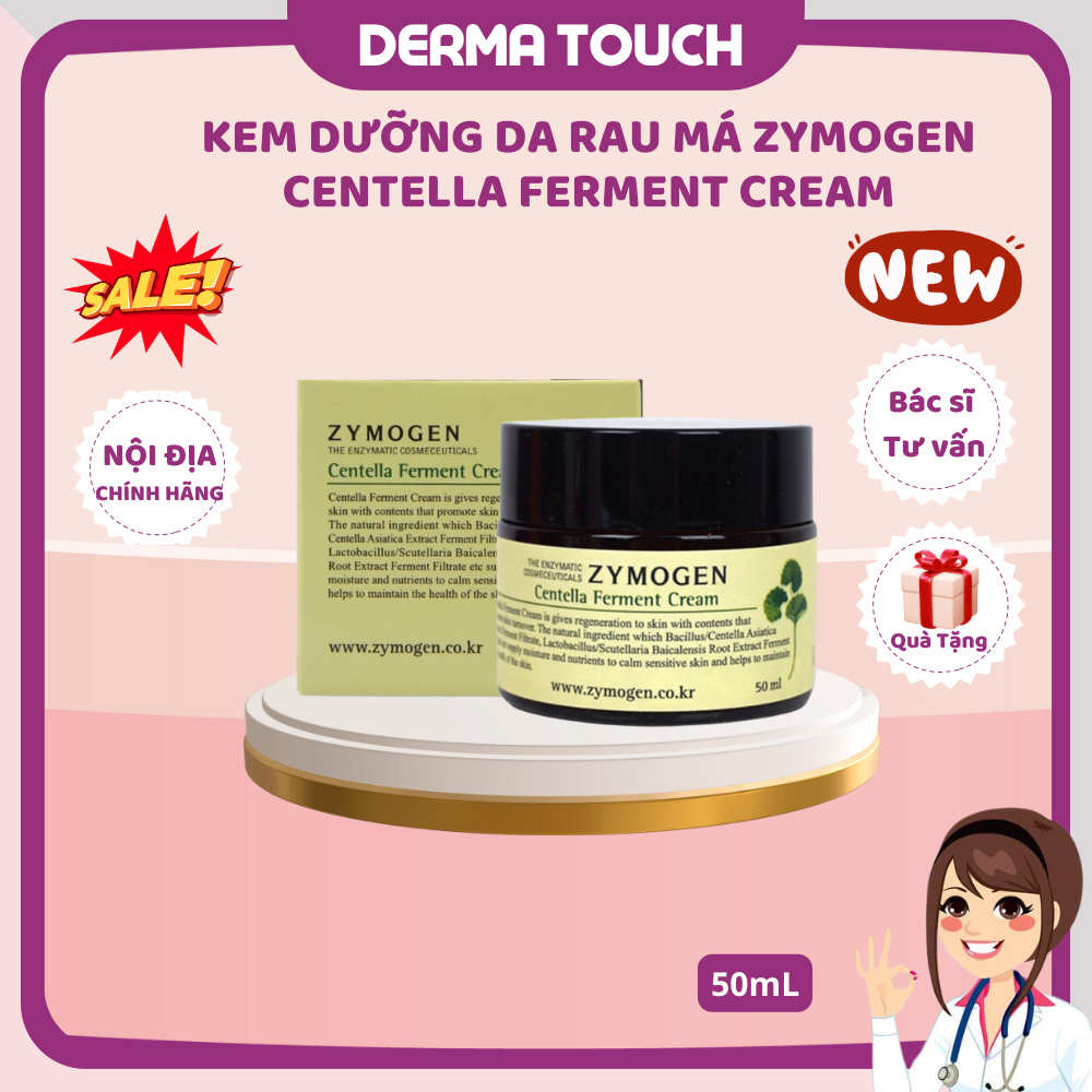 Kem dưỡng da rau má Zymogen Centella Ferment Cream, Tái Tạo Da, Mờ Thâm ...