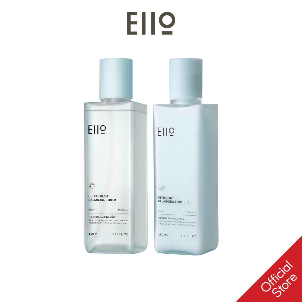 Bộ Sản Phẩm Cân Bằng độ pH, Phục Hồi Và Tái Tạo Làn Da EIIO Ultra Fresh Balancing Toner ...