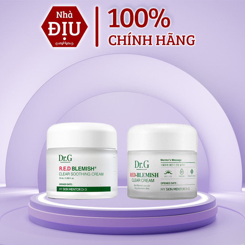 Kem dưỡng Dr.G DrG Red Blemish Clear Soothing Cream 70ml | Shopee Việt Nam