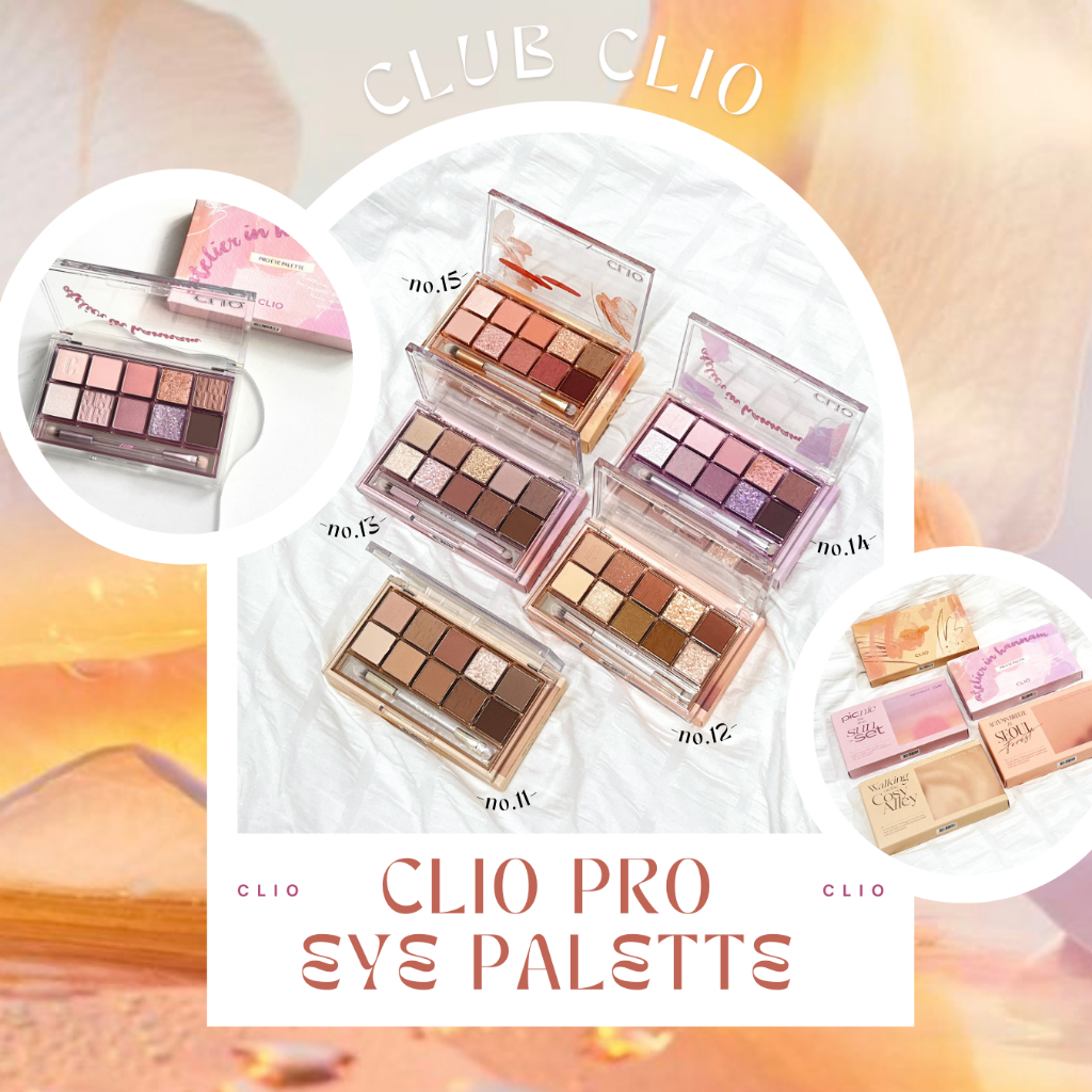 [Clio] Bảng mắt 10 ô Pro Eye Palette đủ màu | Shopee Việt Nam